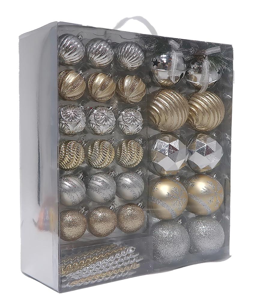 Christmas Decoration Set 80 Pieces - Cartmazing