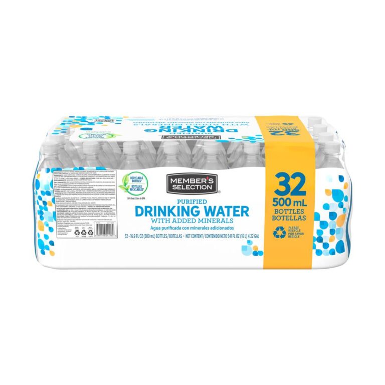 Purified Drinking Water with Minerals 32 Units - 16.9 oz - 500 ml ...