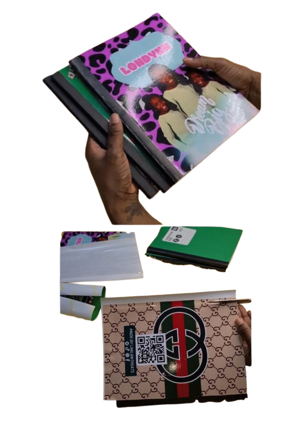 Custom-Designed Children's Composition Writing Books (Front & Back ...